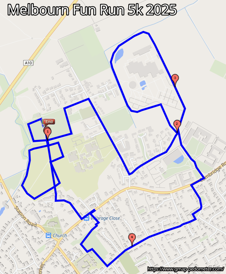 The Routes – Melbourn Fun Run